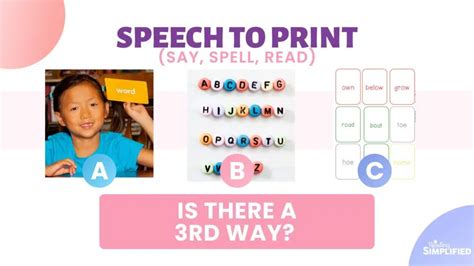 Speech To Print Is There A Third Way Reading Simplified