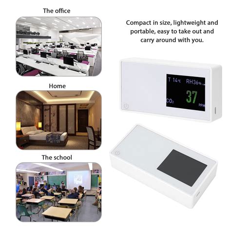 Co2 Detector Air Detector Multifunctional Co2 Tester Carbon Dioxide Analyzer Electricity