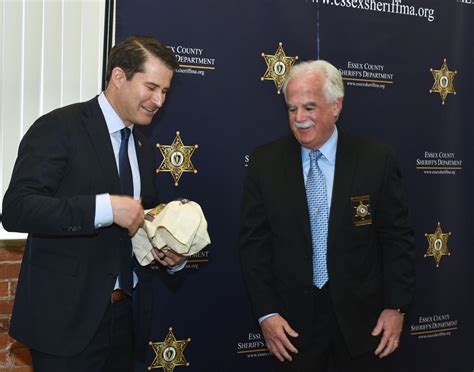 Essex County Sheriff Kevin Coppinger Congressman Seth Moulton And
