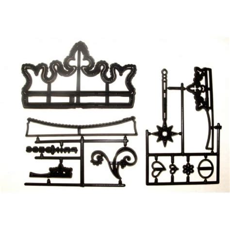 Patchwork Cutters Crowns And Tiaras 11 Pc Icing Cutter Set