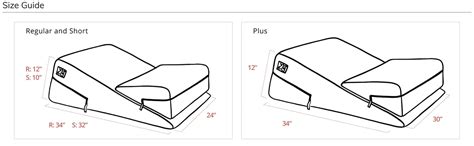 Liberator Wedge Ramp Combo Sex Pillow Size Guide