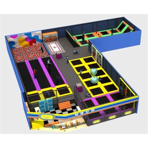 Small Trampoline Park Indoor And Play Equipment Price