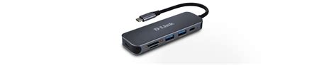 Dub 2325 5 I 1 Usb C Multiadapter Med Kortläsare D Link Sweden