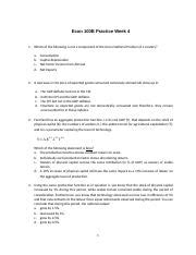 ECON 100B Practice Week 4 Economic Concepts And Analysis Course Hero