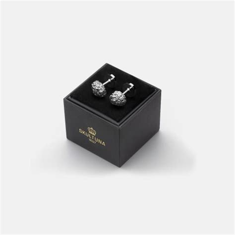Skultuna 1607 Opaque Objects Cufflinks Silver Gessato Design Store