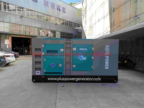 300kw 375kva Super Silent Diesel Power Generator Set Genset China