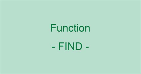 Excel Find Office Hack