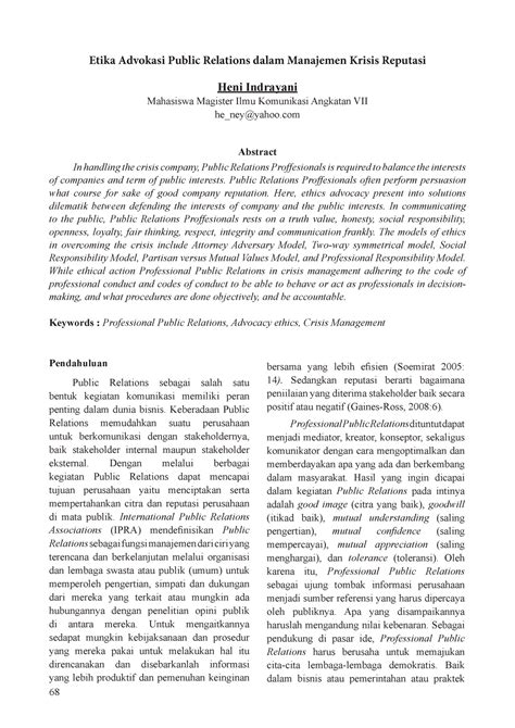 13826 32787 1 SM Lecture Notes Etika Advokasi Public Relations