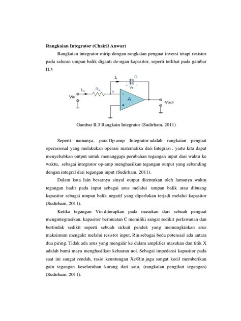 Rangkaian Integrator Pdf