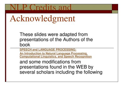 Ppt Syntax Driven Semantic Analysis In Natural Language Processing