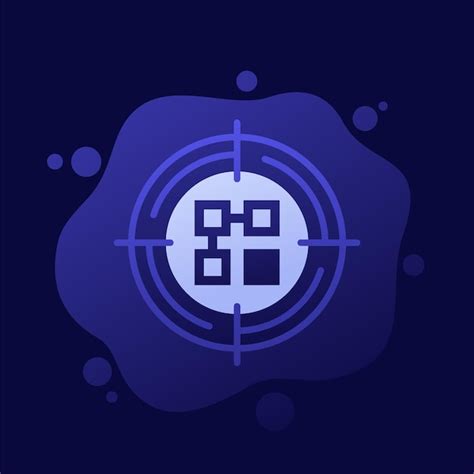 premium vector pattern recognition icon vector design