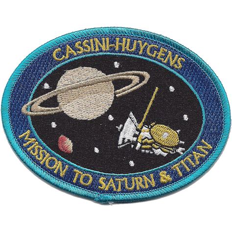 Nasa Cassini Huygens Mission To Saturn And Titan Patch