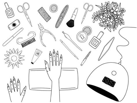 Dibujos De Uñas Para Colorear Diseños 【ideas E ImÁgenes】