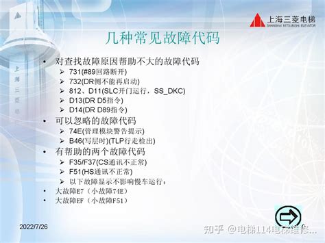 三菱LEHY系列电梯调试培训 知乎