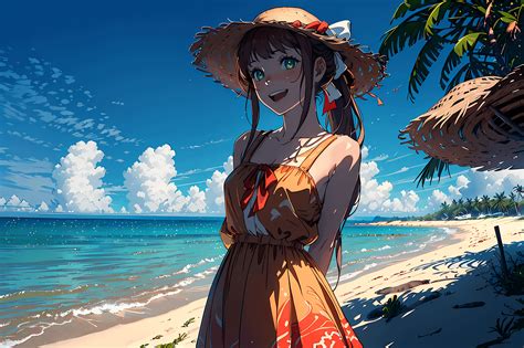 Monika Beach Wallpaper Ai Generated Using Pixaiart Rjustmonika