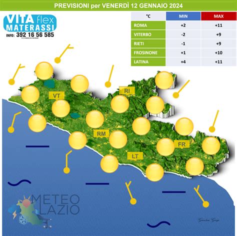 Bollettino Meteo Per Oggi 12 Gennaio 2024 E Domani 13 Gennaio 2024