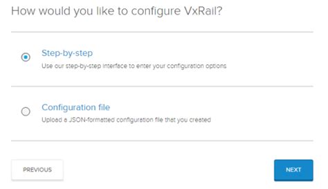 Initial VxRail Cluster Deployment Steps Dell EMC Networking SmartFabric Services Deployment