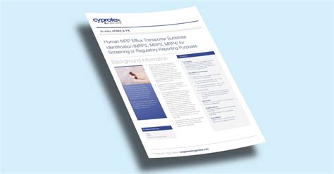 MRP Transporter Substrate Identification Factsheet Evotec