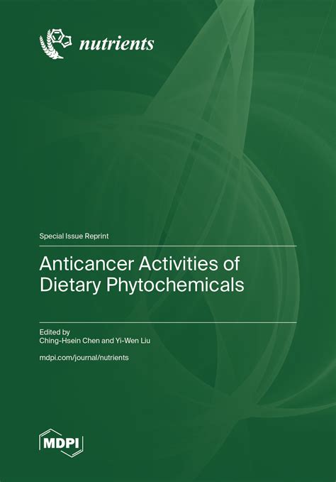 Anticancer Activities Of Dietary Phytochemicals Mdpi Books