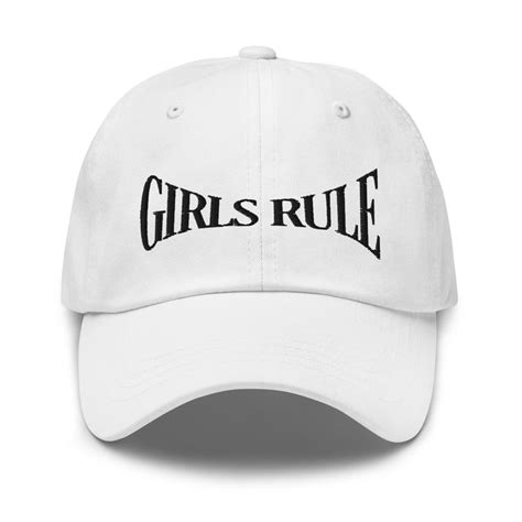 Girls Rule Embroidered Baseball Cap Cornelia Street Shirts