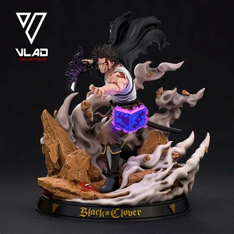 Black Clover Yami Sukehiro 14 Resin Statue Von Vlad Collectibles