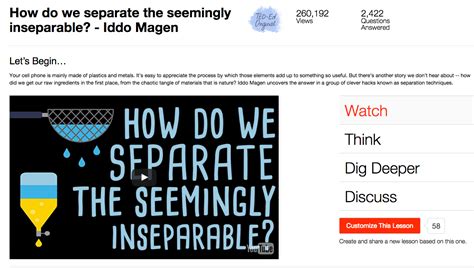 How Do We Separate The Seemingly Inseparable Instructional Video For