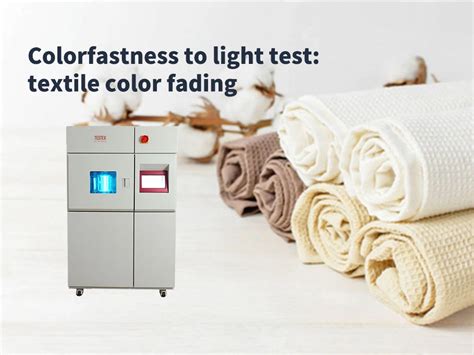 Colorfastness To Light Test Textile Color Fading ChiuVention