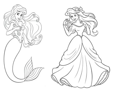 Principesse Disney Da Disegnare Ariel
