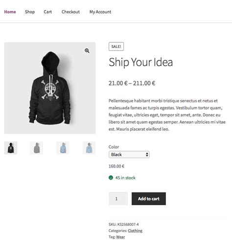 Php How To Display A Single Variable Product Page On Homepage In Woocommerce Stack Overflow