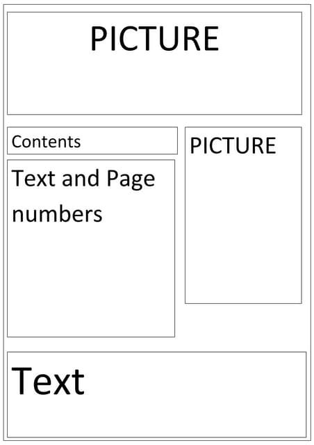the front page to my school newsletter and contents page pdf