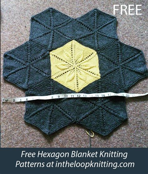 Hexagon Blanket Knitting Patterns In The Loop Knitting
