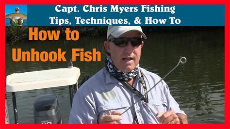 How To Remove A Fish Hook Using A Dehooking Tool Arc Youtube