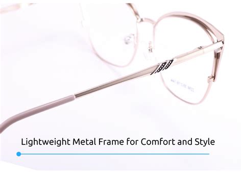 Womens Full Frame Metal Eyeglasses