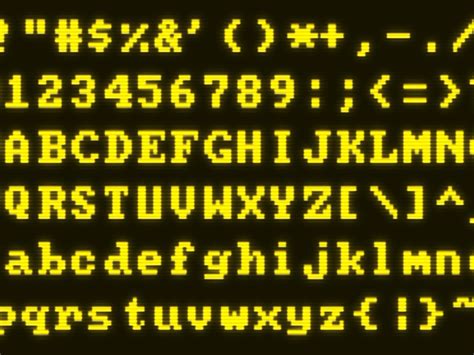 Hyperfixations About Bitmap Fonts