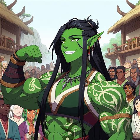 Create A Huge Orc Girl In Fanart