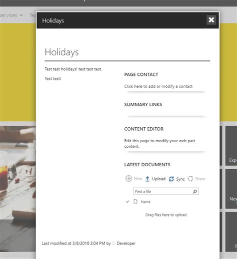 how to show a classic sharepoint page in dialog mode without