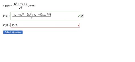 Solved If f(x)=4x2+7x+7x2, | Chegg.com