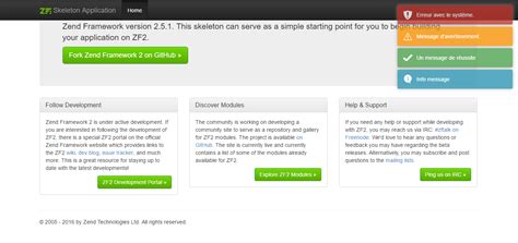 GitHub Seyfer Zend Flashmessenger Toastr Zend Framework 3