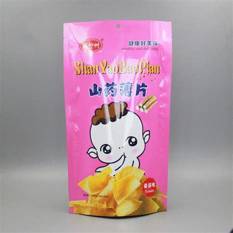 山药薄片包装袋 巨人塑料彩印包装袋厂家