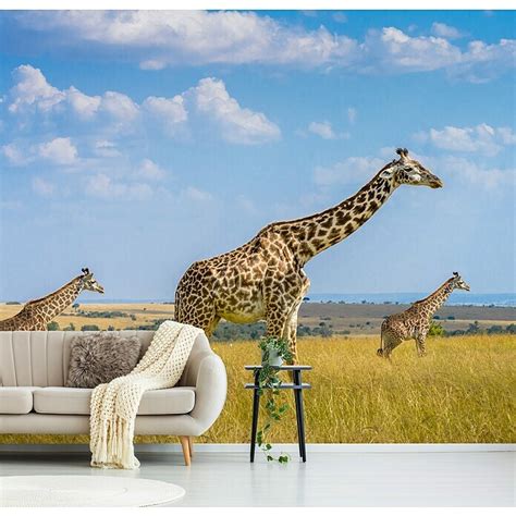 Papermoon Premium Collection Fototapete Trio Giraffen B X H X Cm Vlies BAUHAUS