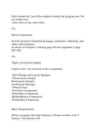 Unit Chapter Assignment Grading Information This Pro Docx