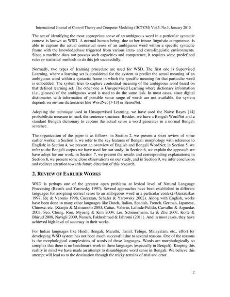 Automatic Classification Of Bengali Sentences Based On Sense Definitions Present In Bengali