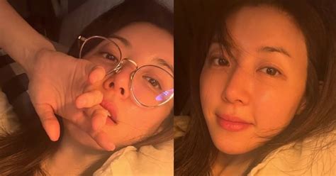 박한별 6년만 복귀로 물오른 미모…민낯 침대 셀카 자신감