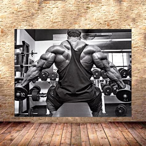 Buy Gym Motivational Wall Art Prints Bodybuilding Workout For Home Gym