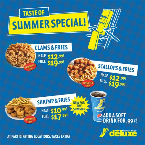 Deluxe French Fries In House And Online Specials