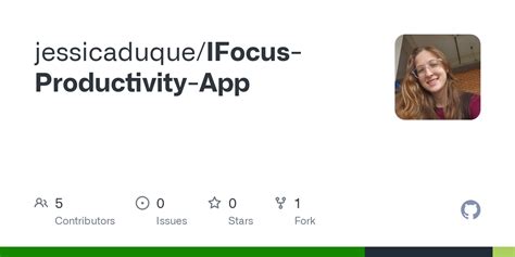 Github Jessicaduqueifocus Productivity App
