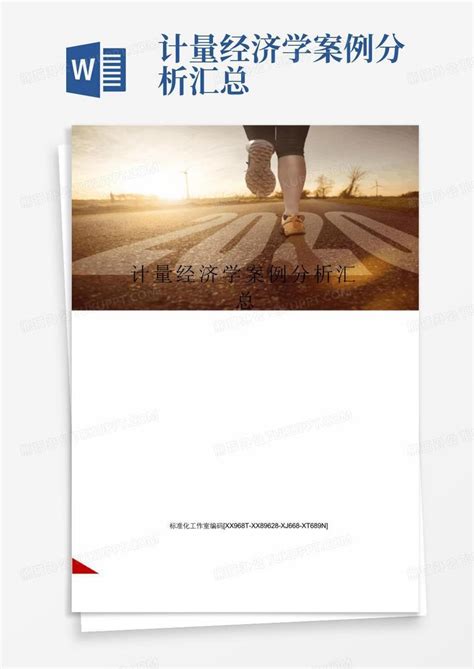 计量经济学案例分析汇总Word模板下载 编号ldynpkeb 熊猫办公