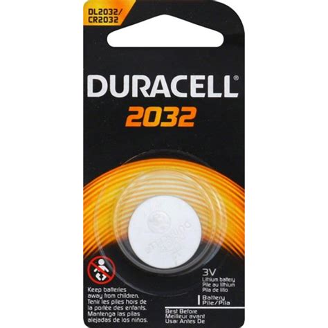 Duracell DL2032 CR2032 3V 225mAh Lithium Coin Cell Battery Buy Online