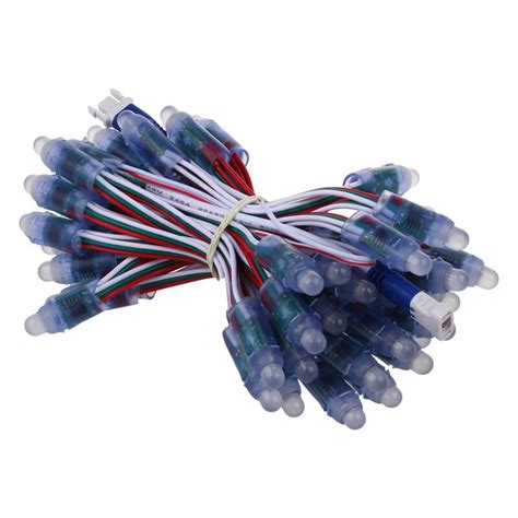 50 X 12mm Led Modul Rgb Ws2811 Digital Pixel Adre Grandado