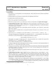 hw1.pdf - CS 577: Introduction to Algorithms Homework 1 Out: 09/12/17 Due: 09/21/17 Ground Rules ...